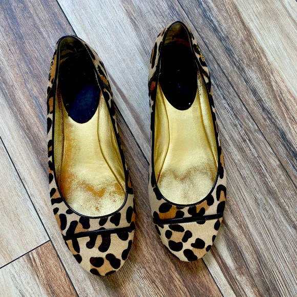 Coach | Shoes | Coach Randy Leopard Print Flats | Poshmark